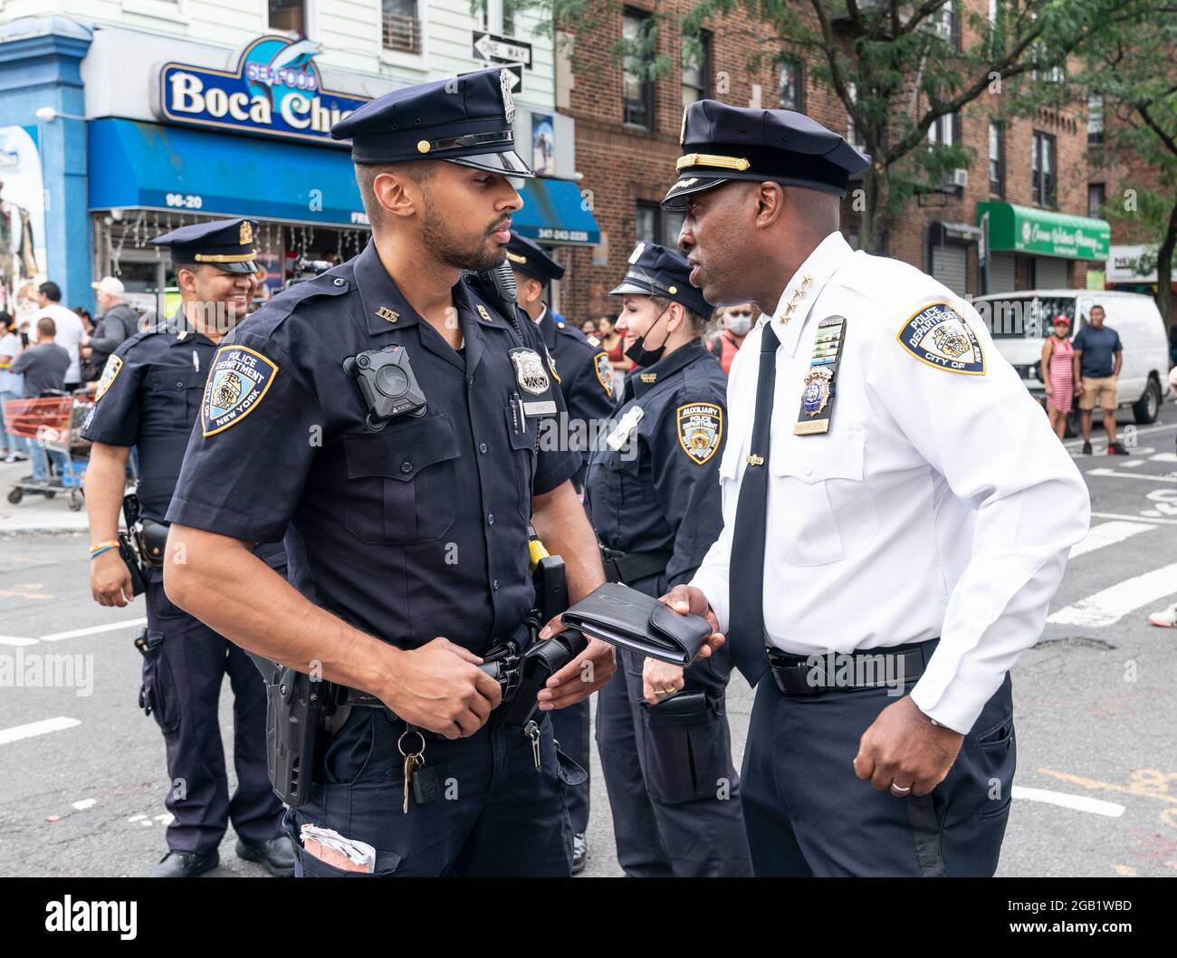 New York, NY - August 1, 2021: NYPD Chief of Department Rodney Harrison ...