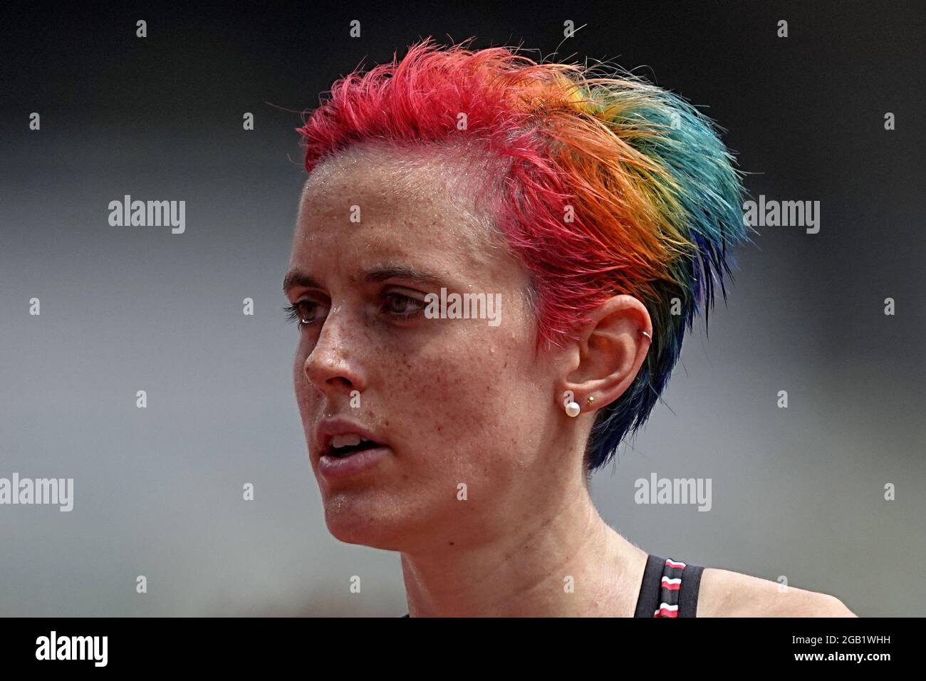 Tokyo, Japan. 02nd Aug, 2021. Athletics: Olympics, 1500 m, women, heats ...