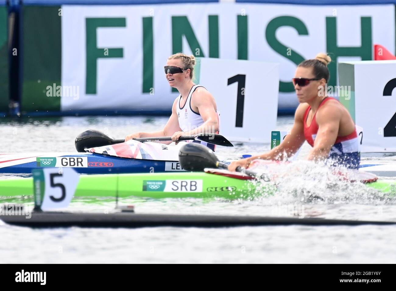 Tokyo, Japan. 02nd Aug, 2021. Canoe Sprint. Womens 200m qualification ...