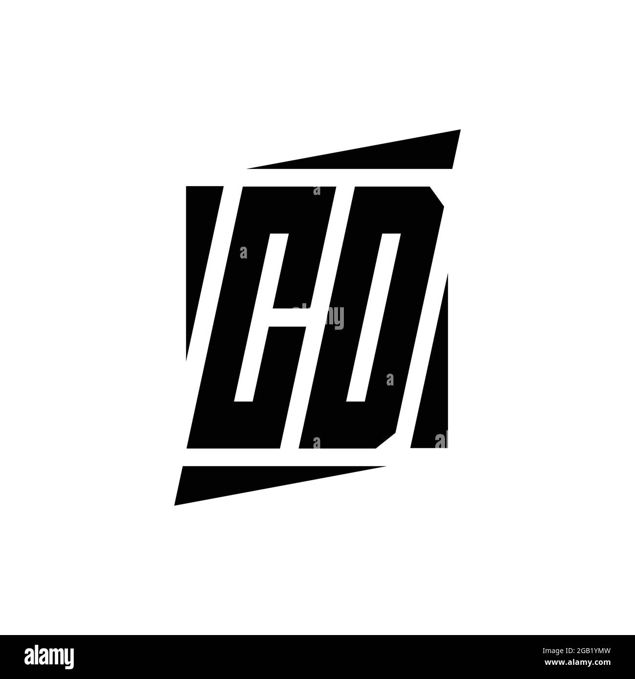 CD Logo monogram with modern style concept design template isolated on ...