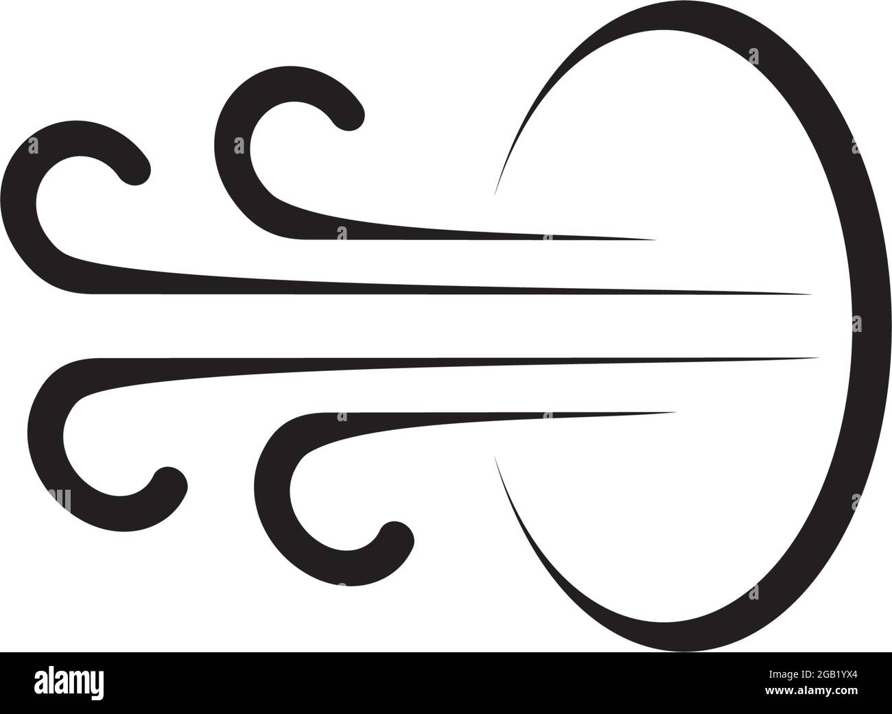 Wind icon logo design vector template Stock Vector Image & Art - Alamy