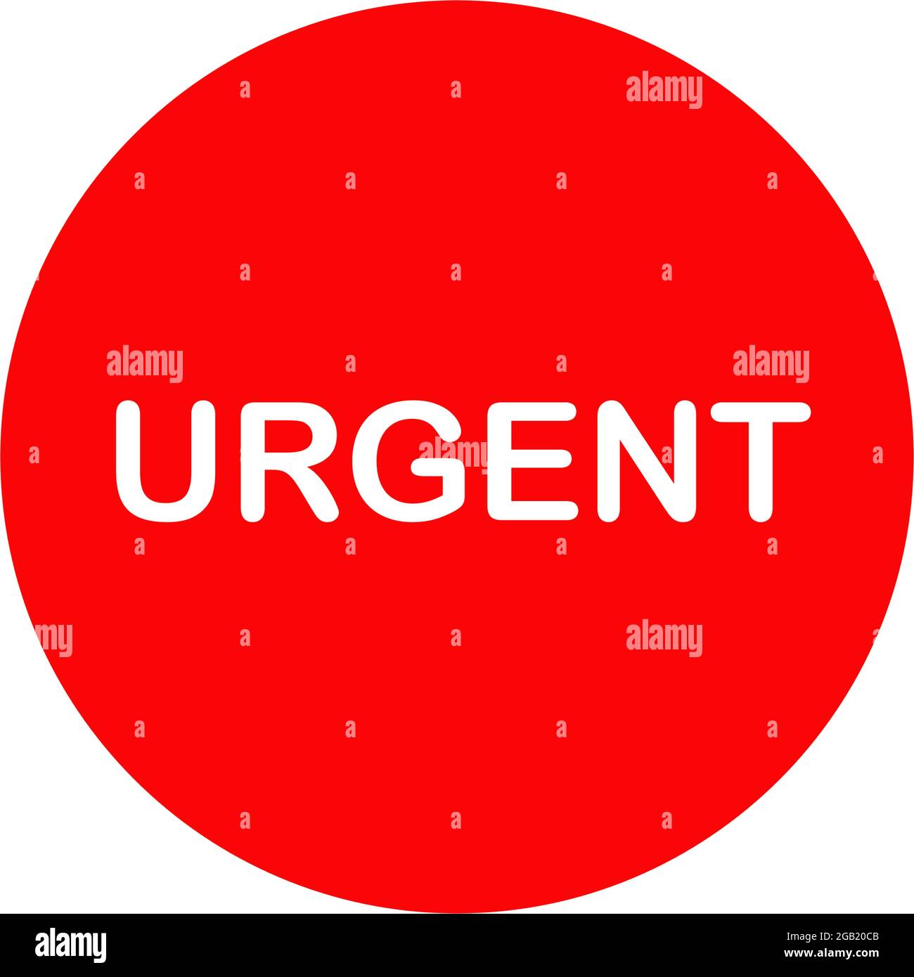Urgent sign icon logo design vector template Stock Vector Image & Art ...