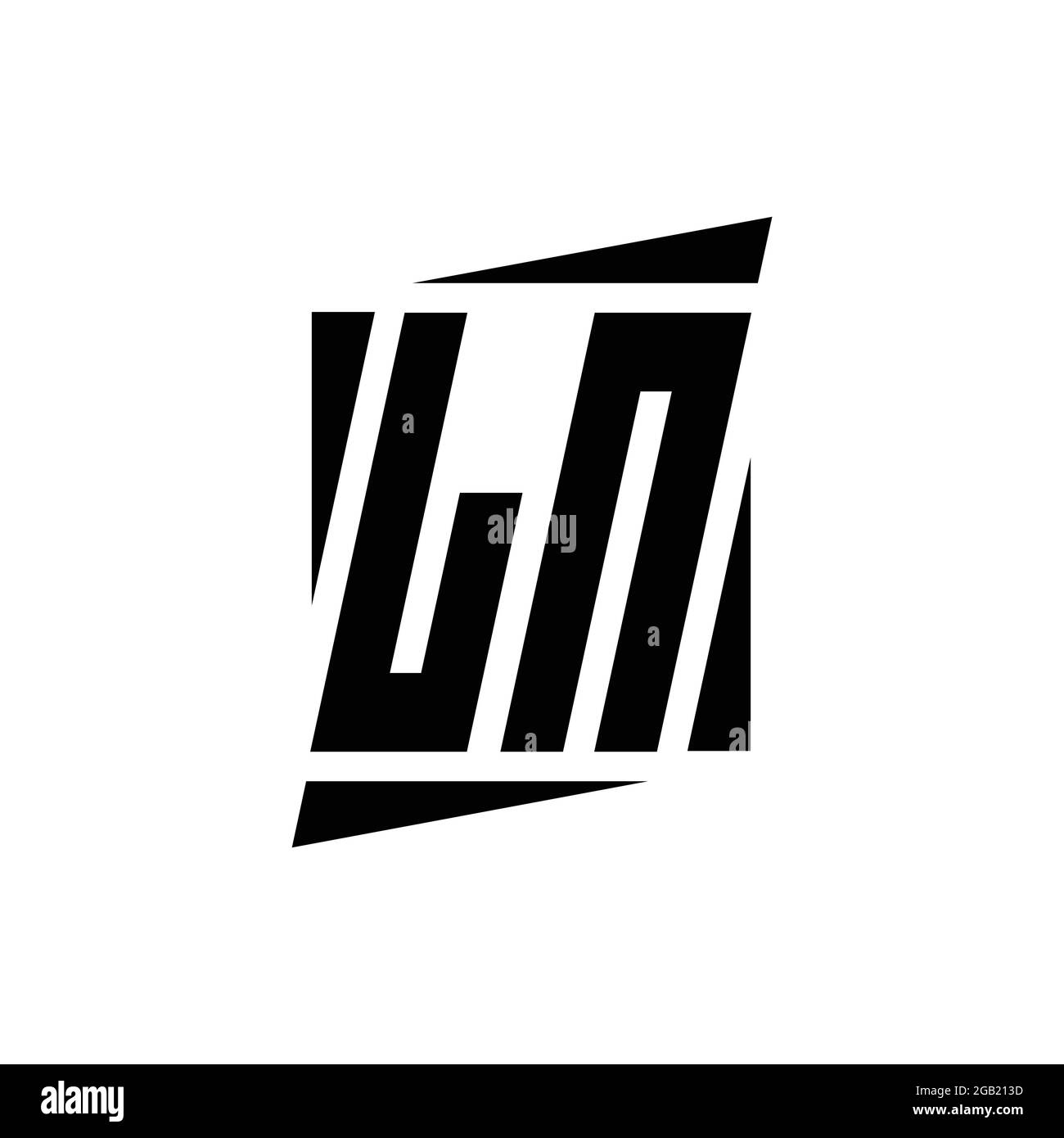 LN Logo monogram with modern style concept design template isolated on ...