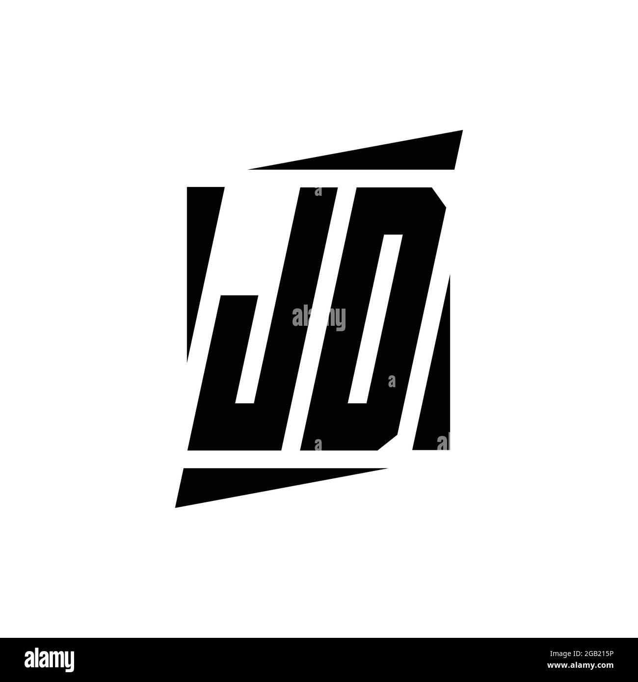 JD Logo monogram with modern style concept design template isolated on ...