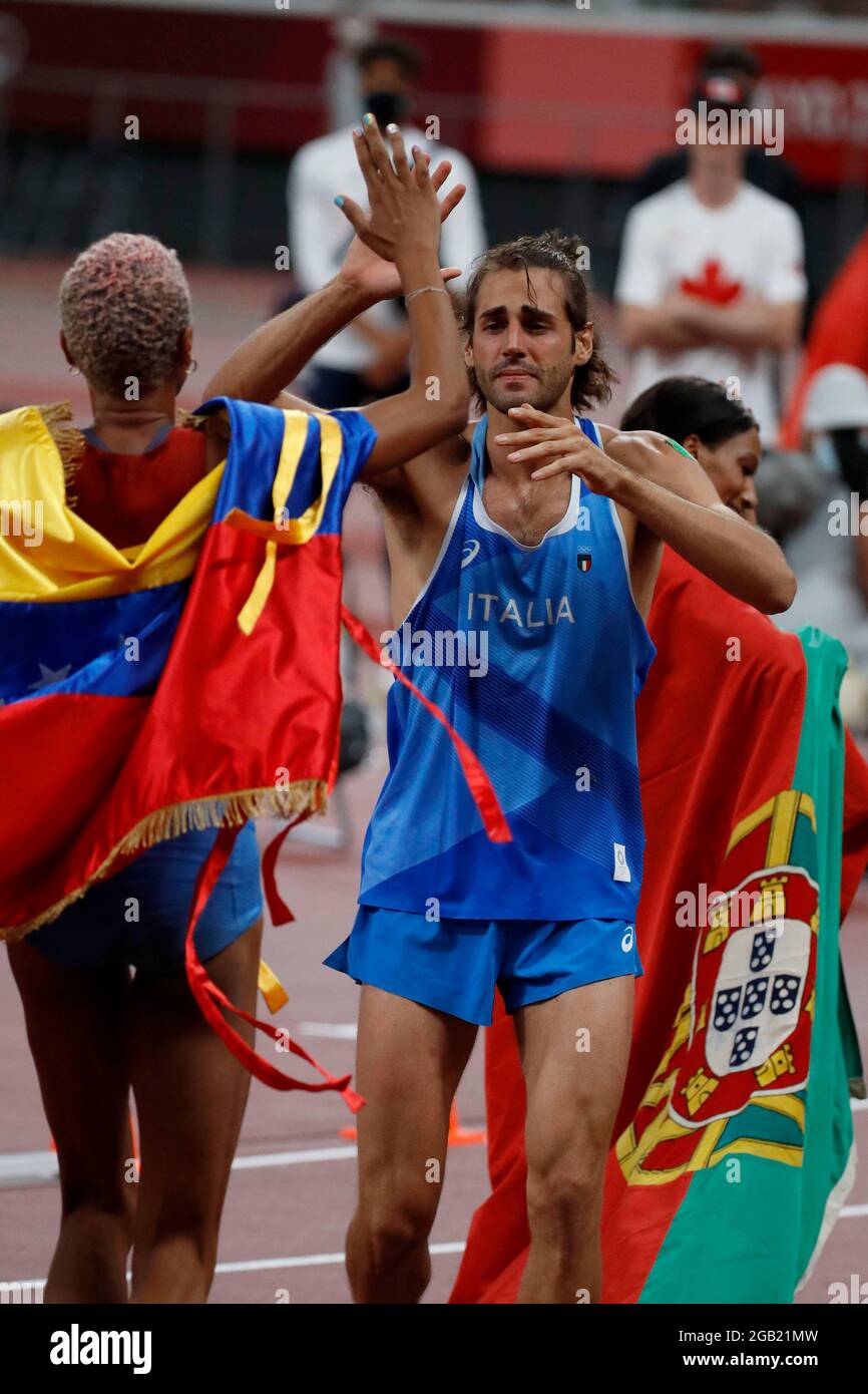 Tokyo, Kanto, Japan. 1st Aug, 2021. Triple jump winner Yulimar Rojas ...