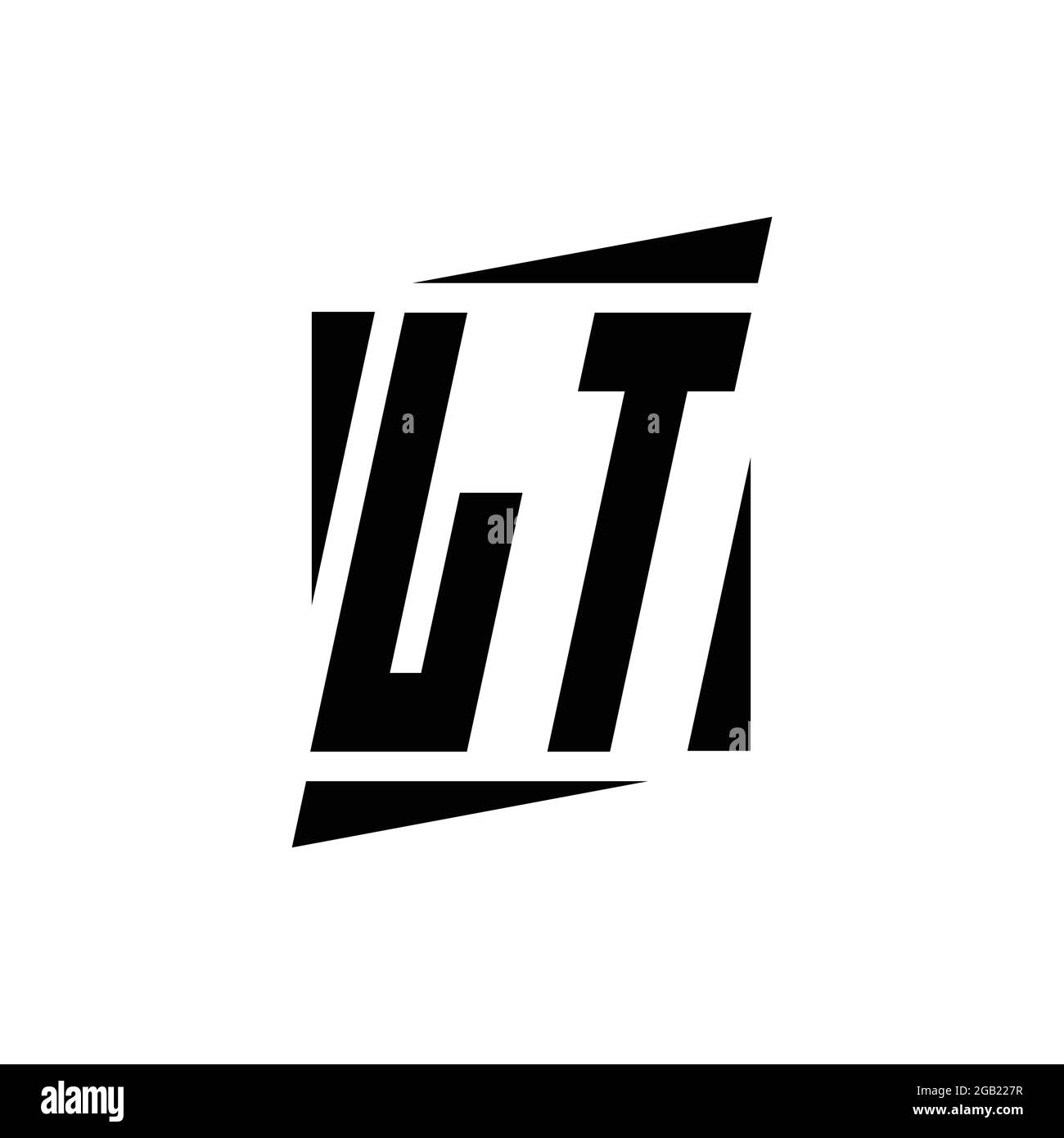 LT Logo monogram with modern style concept design template isolated on ...