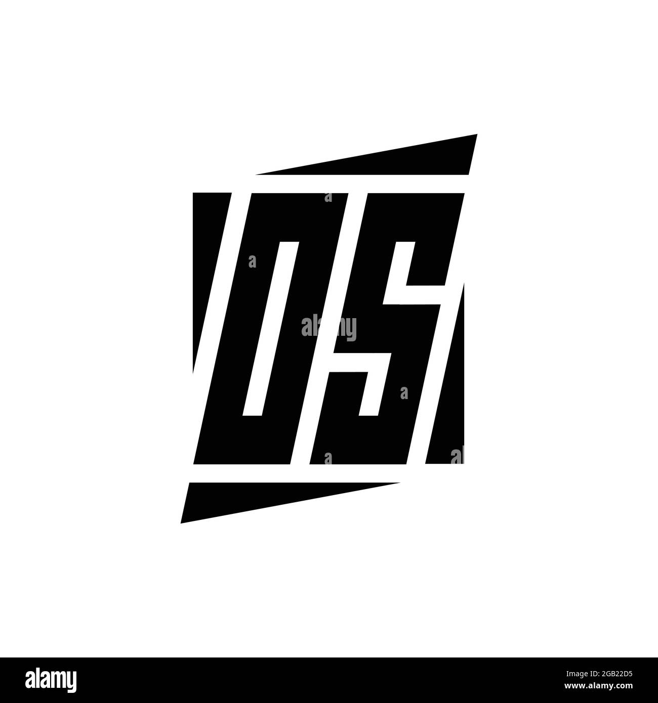 OS Logo monogram with modern style concept design template isolated on ...