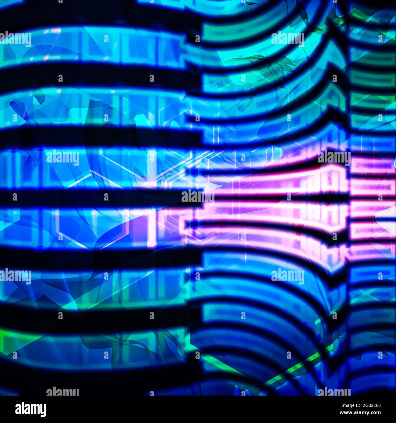 3D Rendering of a Vivid Abstract Colour Background Stock Photo - Alamy