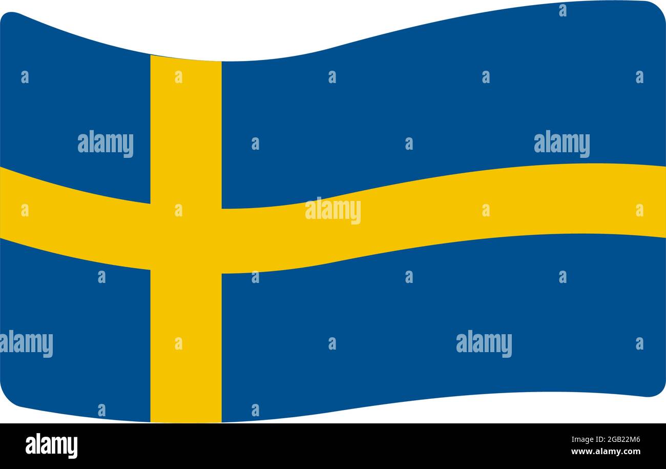 Sweden flag icon logo design vector template Stock Vector Image & Art ...