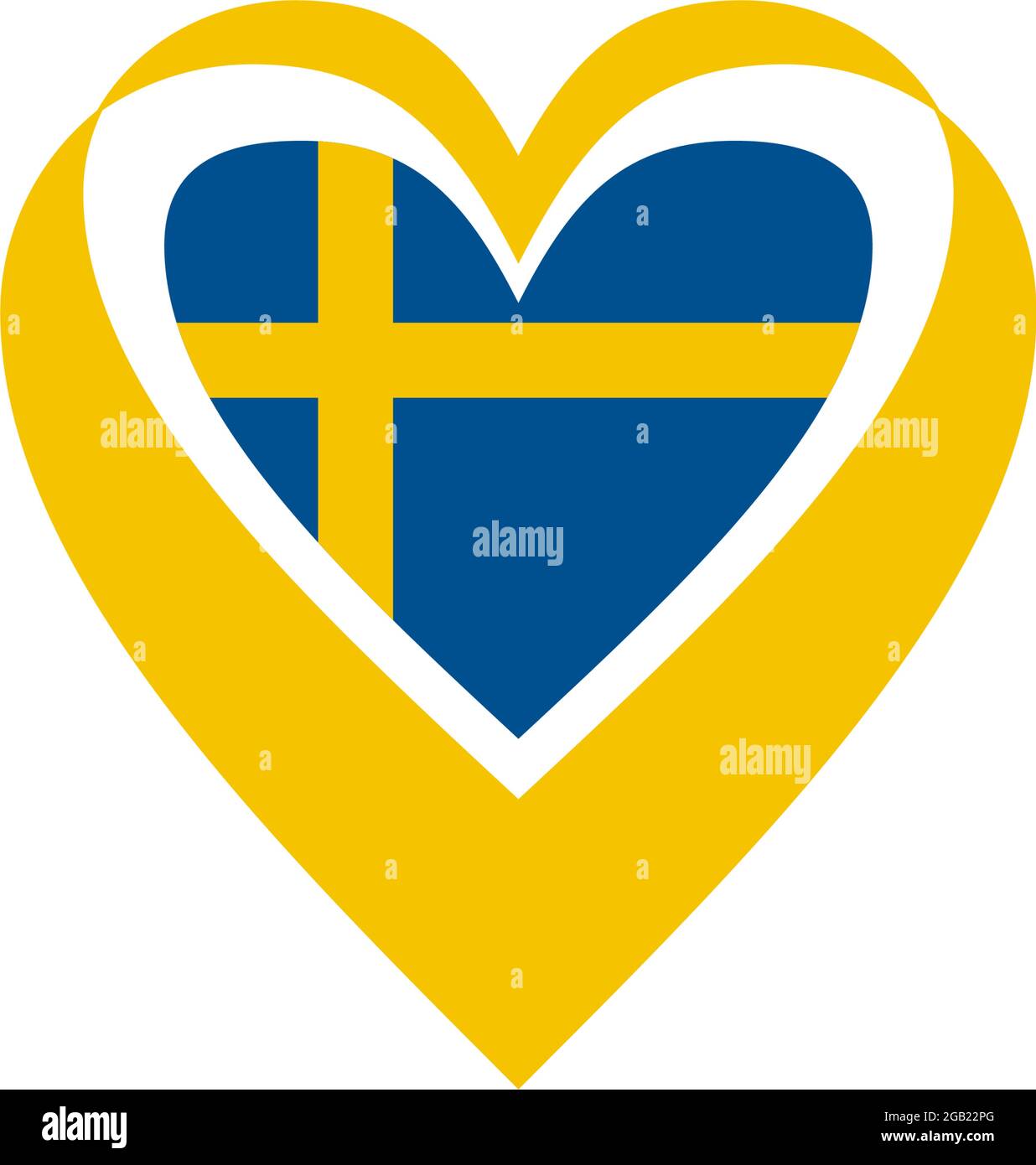 Sweden flag icon logo design vector template Stock Vector Image & Art ...