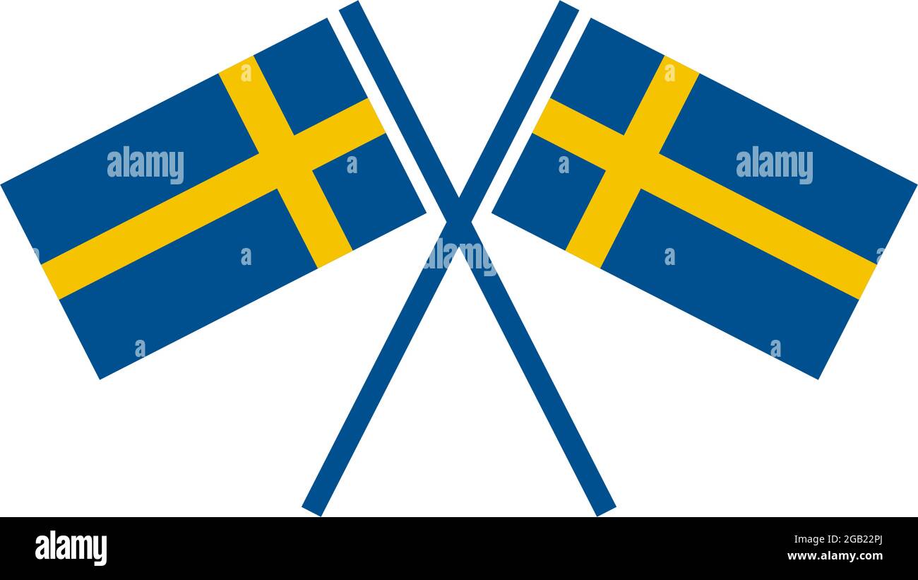 Sweden flag icon logo design vector template Stock Vector Image & Art ...