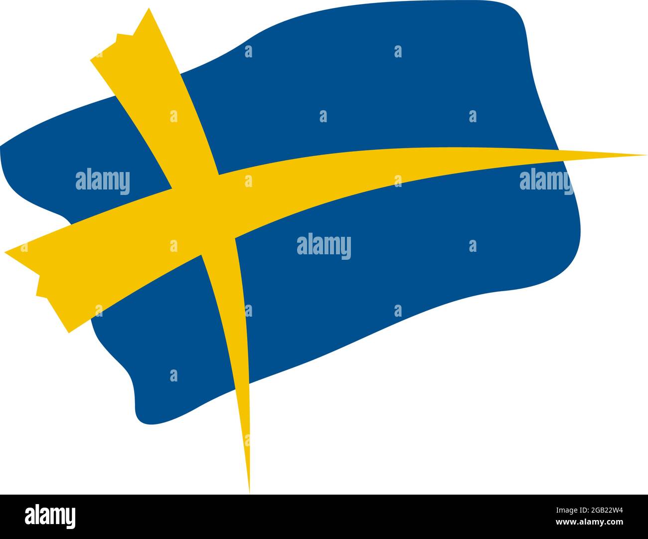 Sweden flag icon logo design vector template Stock Vector Image & Art ...