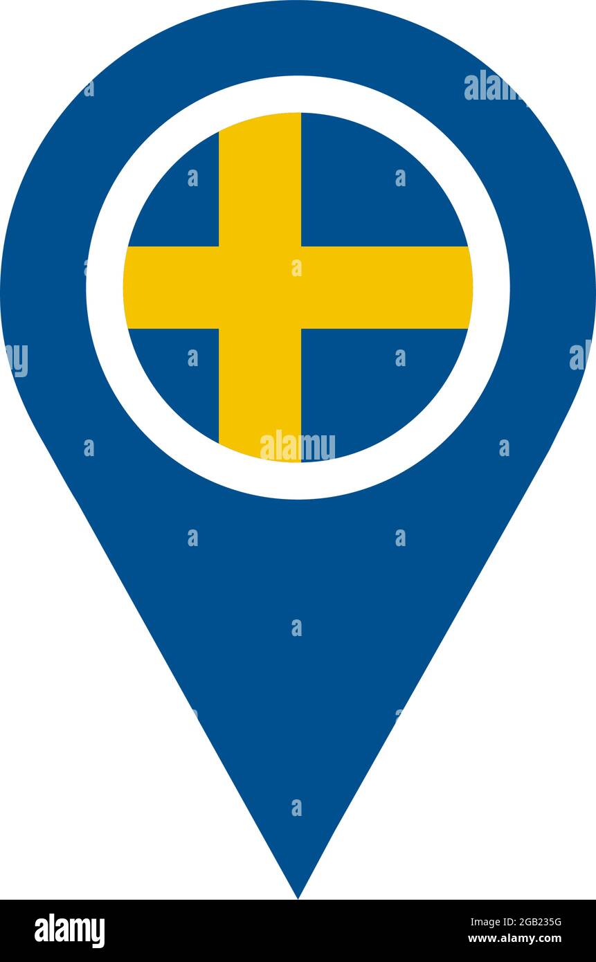 Sweden flag icon logo design vector template Stock Vector Image & Art ...