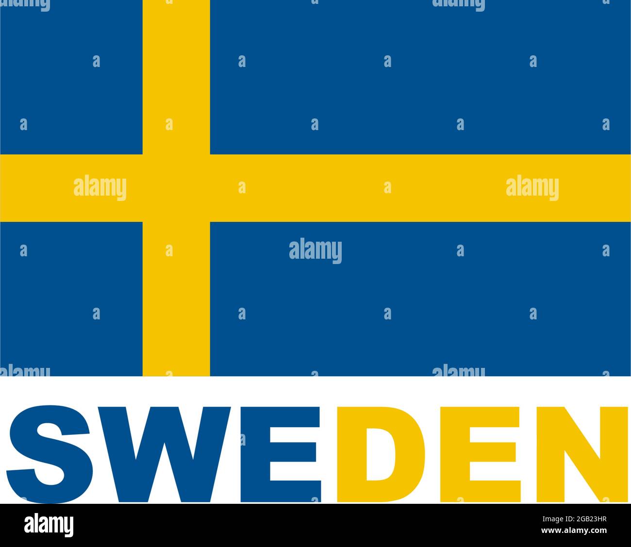 Sweden flag icon logo design vector template Stock Vector Image & Art ...