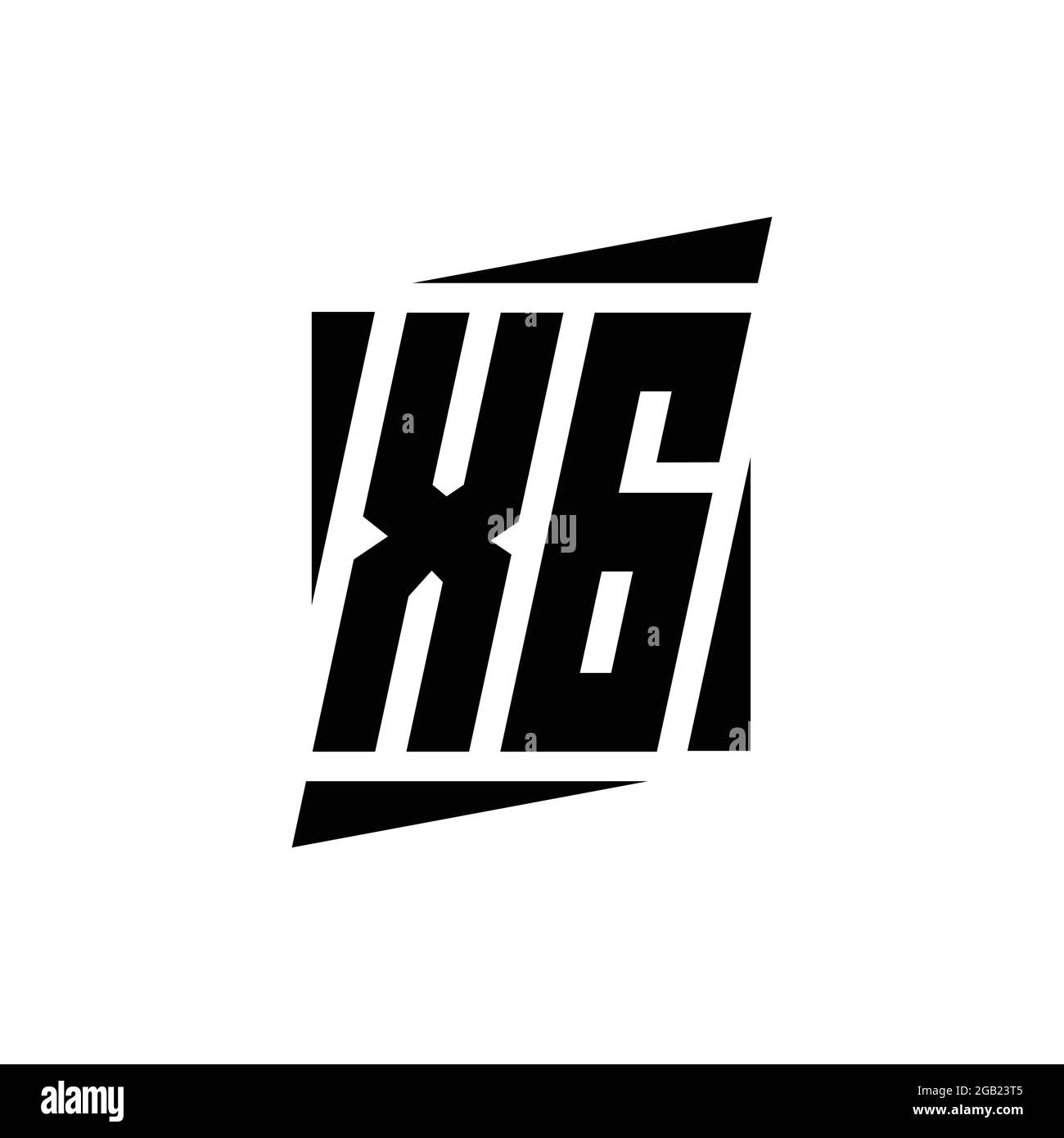 XG Logo monogram with modern style concept design template isolated on ...