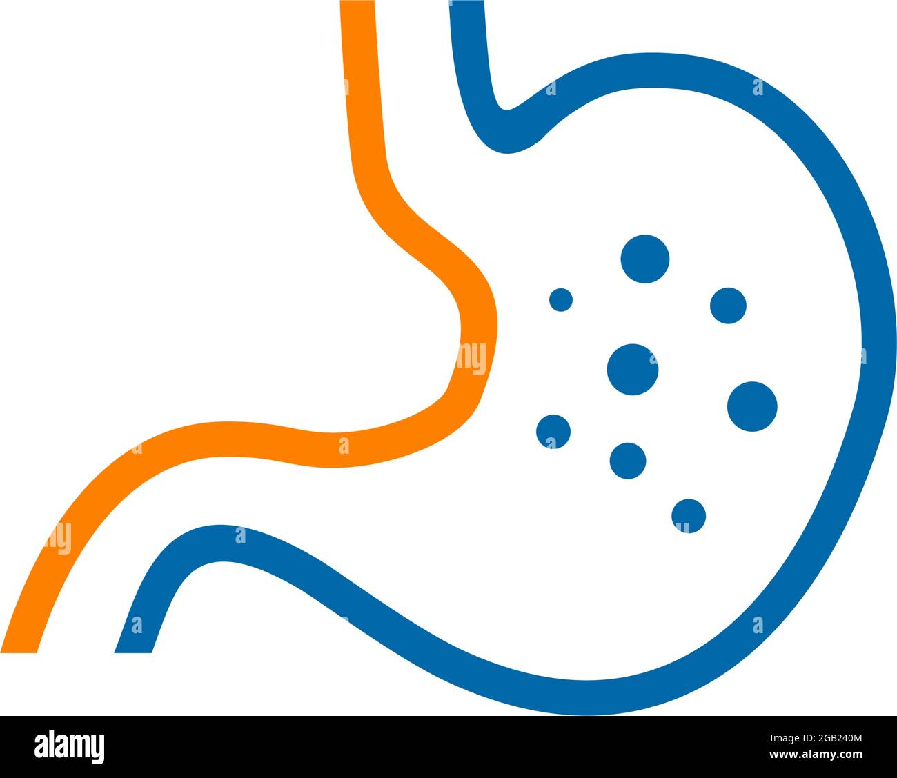 Stomach icon logo design vector template Stock Vector Image & Art - Alamy