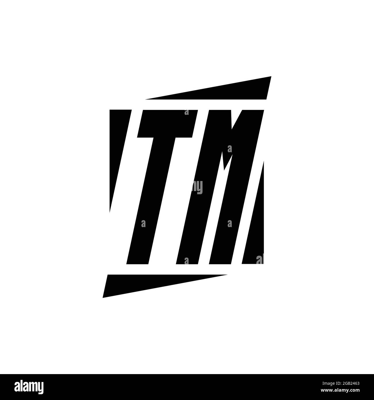 Tm initials logo hi-res stock photography and images - Alamy