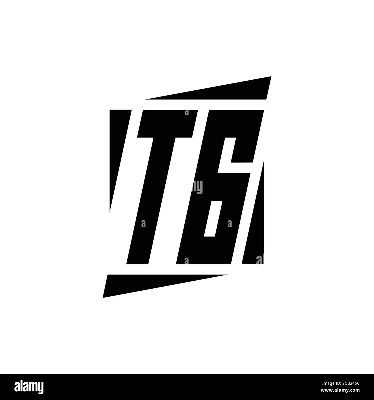 TG Logo monogram with modern style concept design template isolated on ...