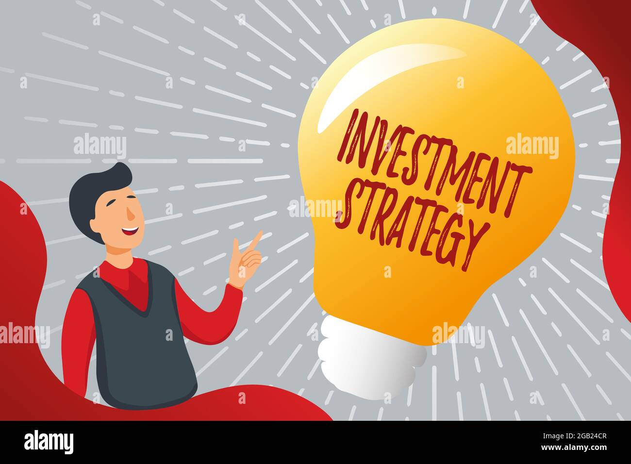 Inspiration showing sign Investment Strategy. Business showcase the ...