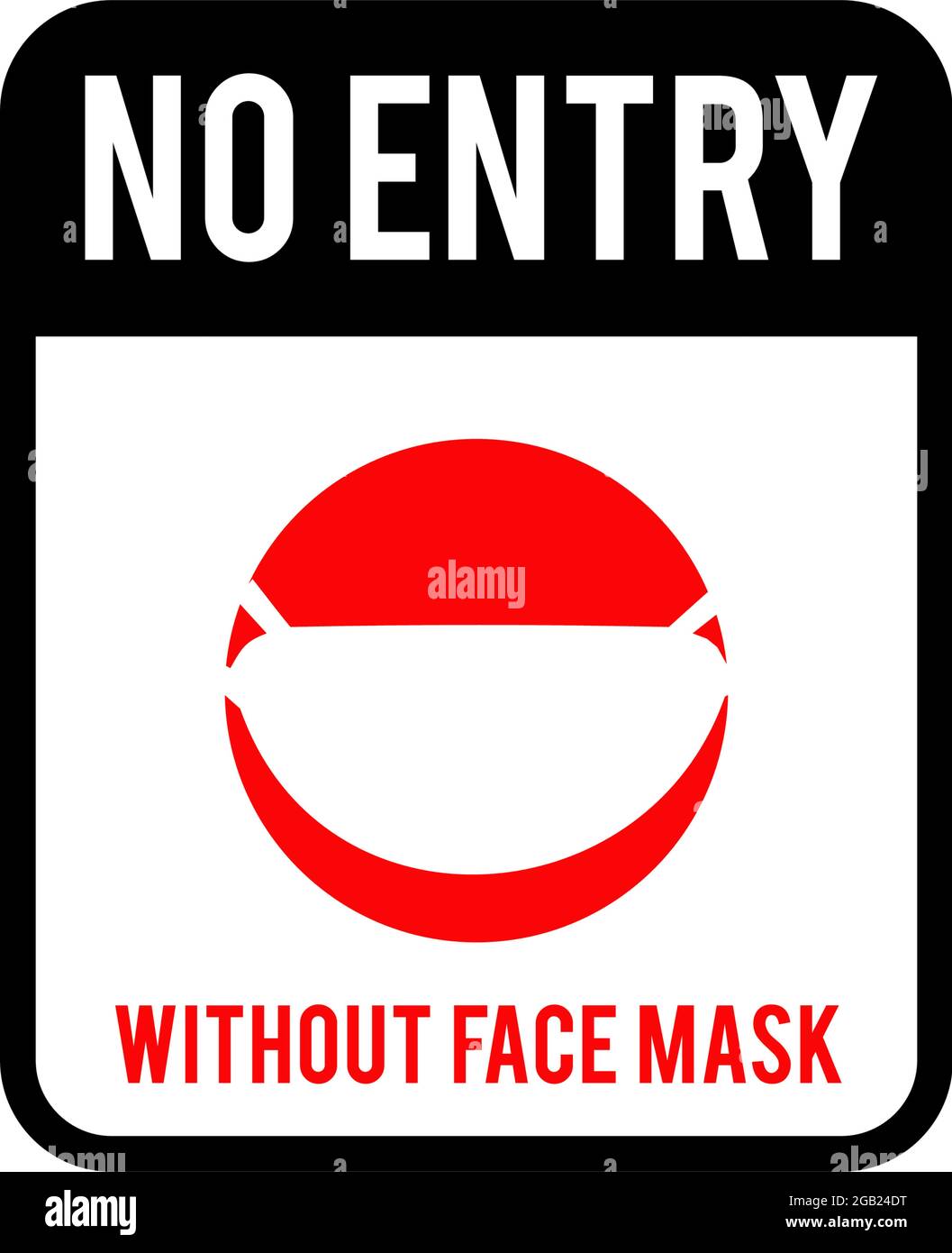 Face Mask area label logo design vector template Stock Vector Image ...