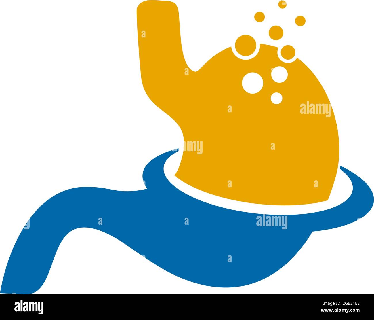 Stomach icon logo design vector template Stock Vector Image & Art - Alamy