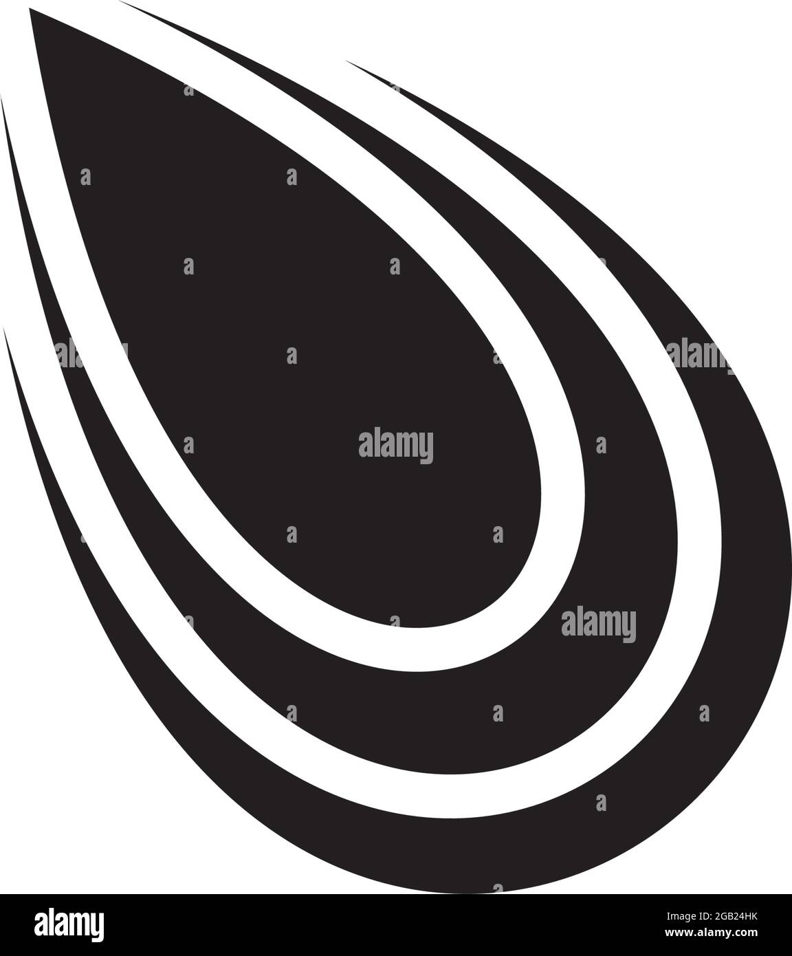 Falling meteor logo design vector template Stock Vector Image & Art - Alamy