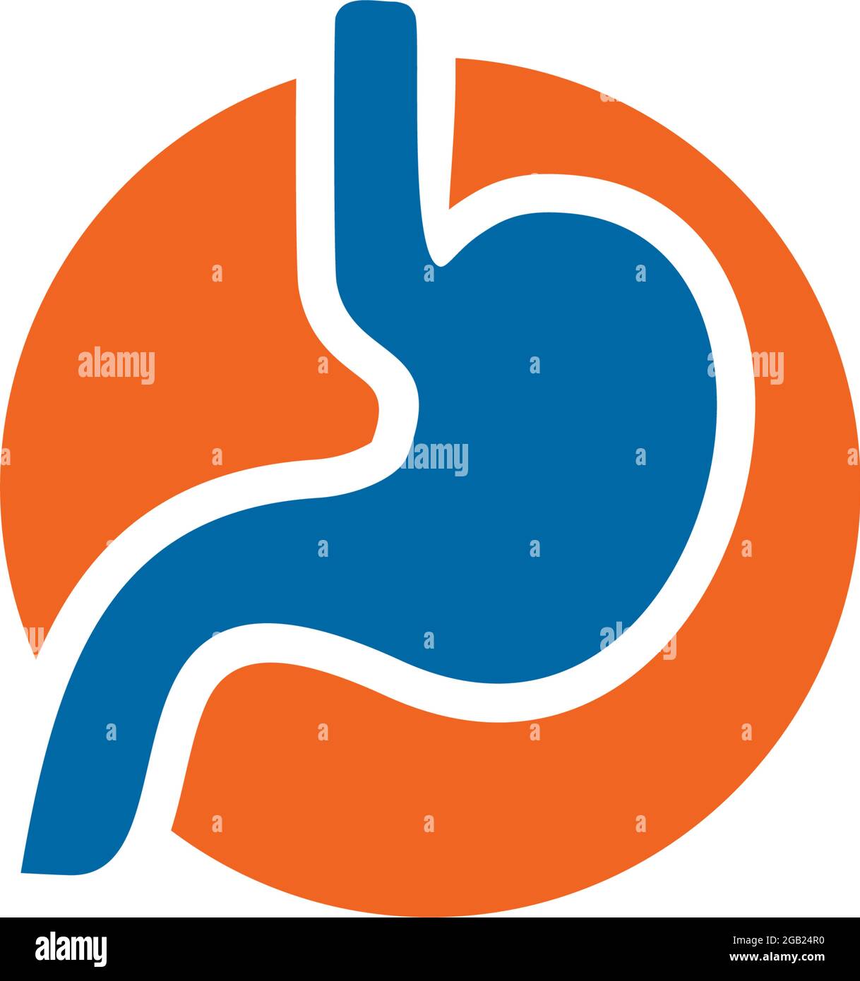 Stomach logo vector hi-res stock photography and images - Alamy