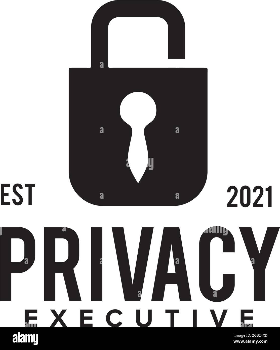 Illustration privacy sign on Stock Vector Images - Alamy