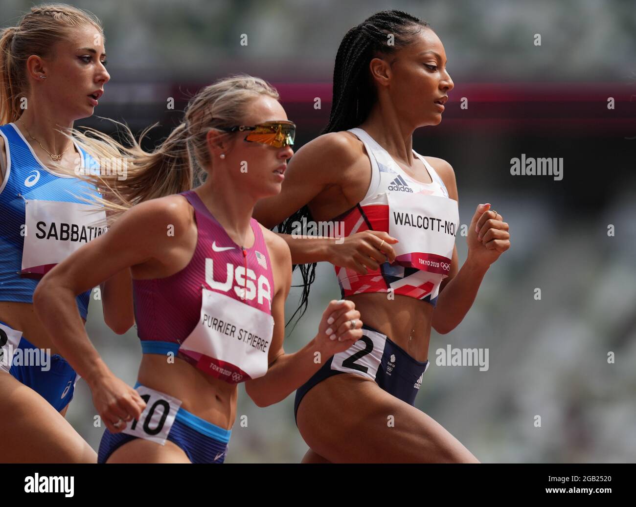 Great Britain's Revee Walcott-Nolan during the Women's 1500m Heats at ...