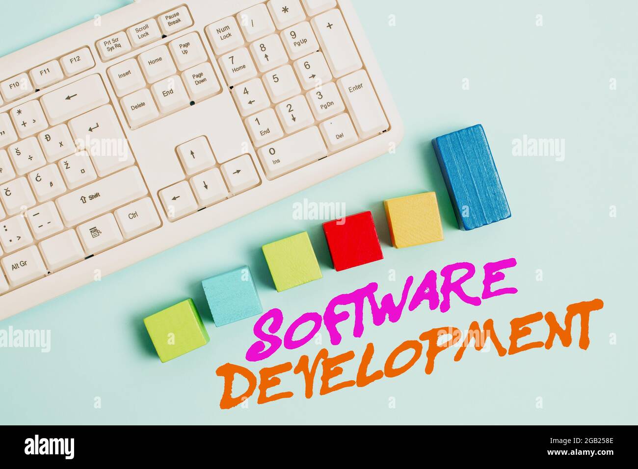 Conceptual Caption Software Development Business Approach Software Is Created Using A Specific