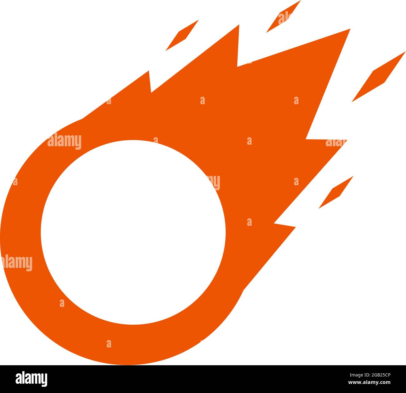 Falling meteor logo design vector template Stock Vector Image & Art - Alamy