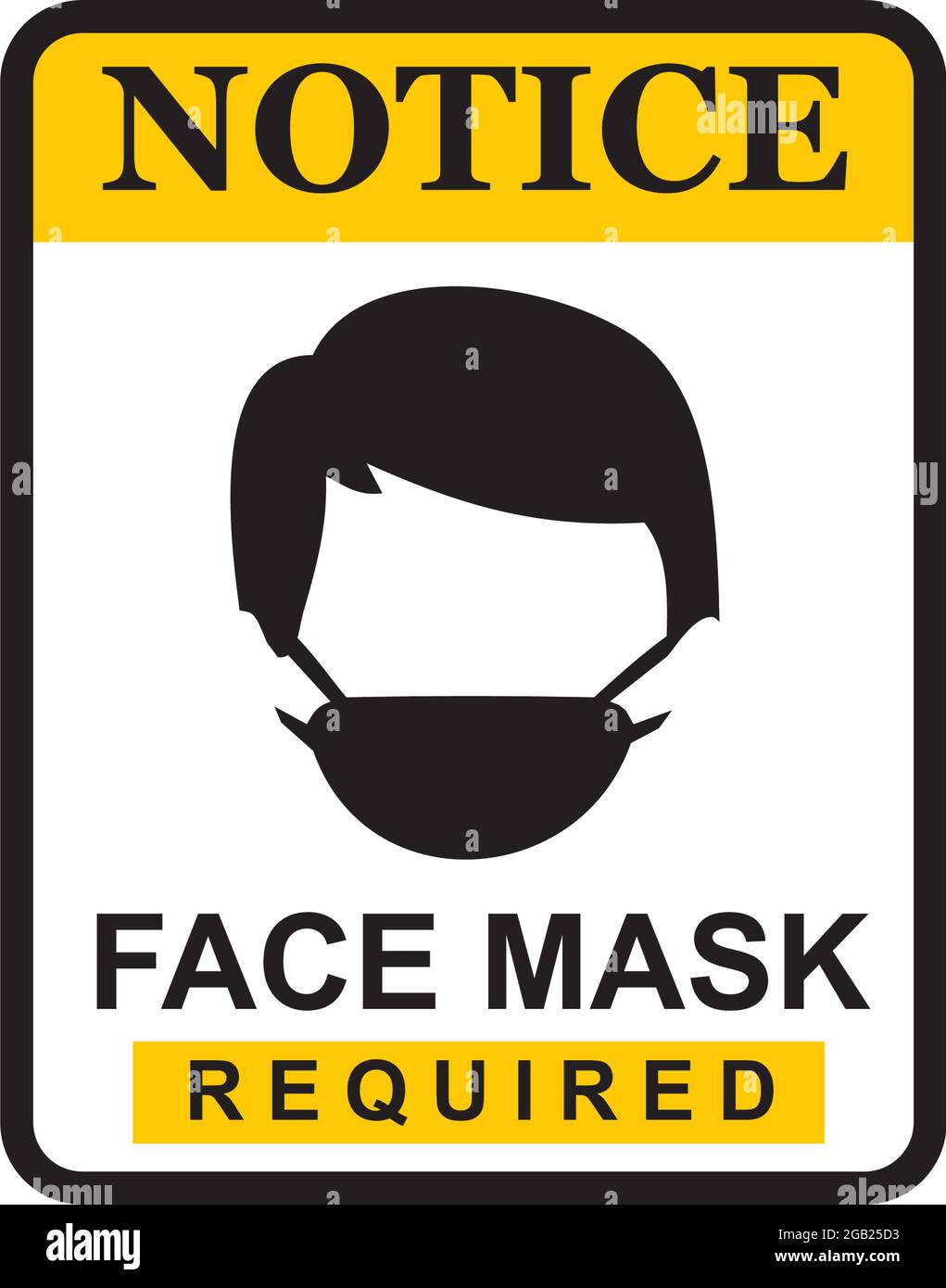 Face Mask area label logo design vector template Stock Vector Image ...