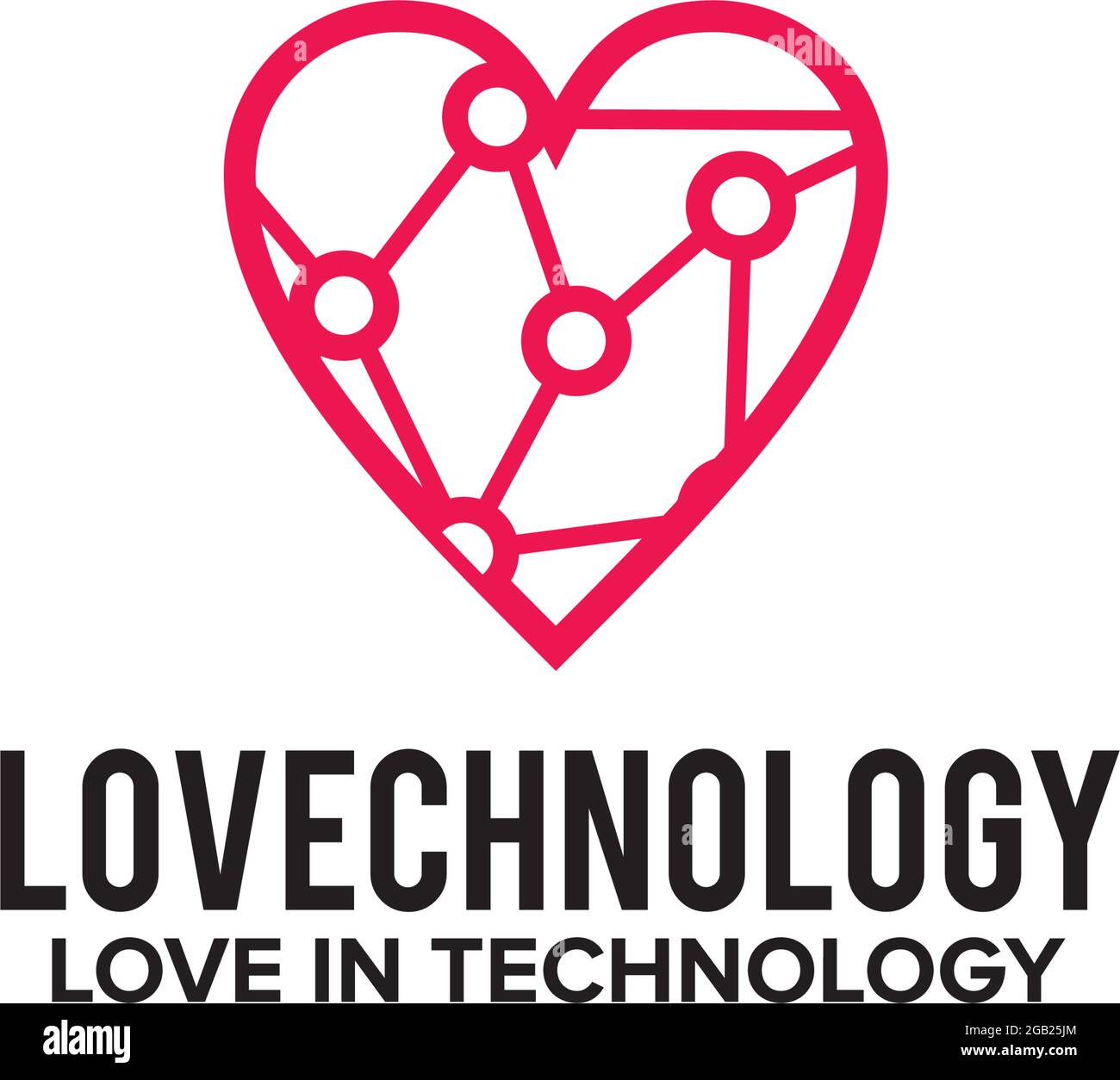 Love technology logo design vector template Stock Vector Image & Art ...