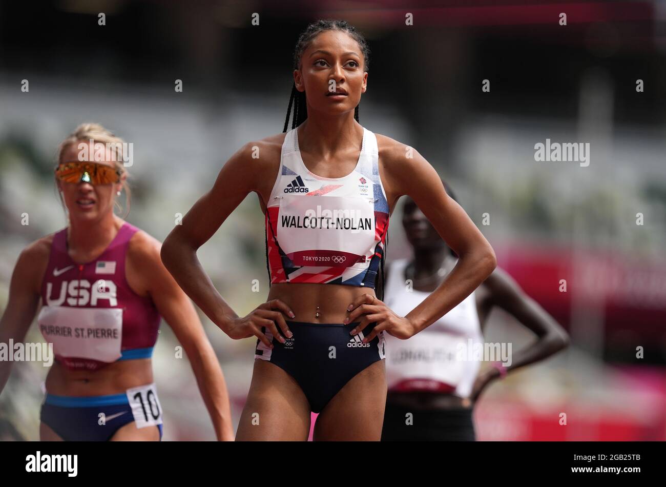 Great Britain's Revee Walcott-Nolan during the Women's 1500m Heats at ...
