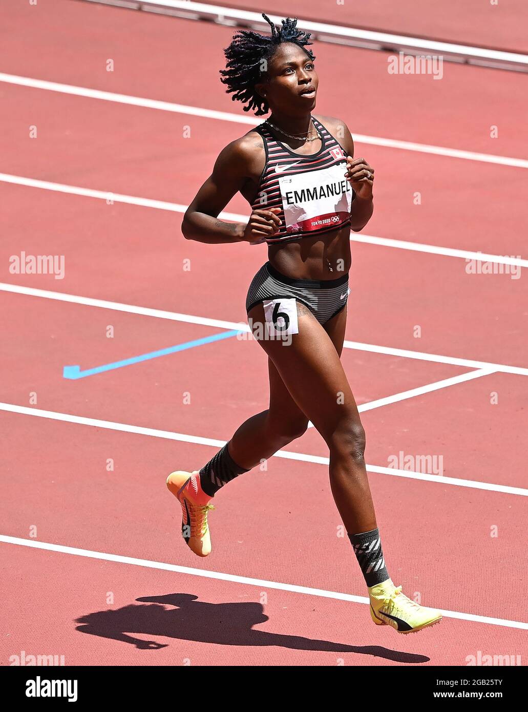 Tokyo, Japan. 2nd Aug, 2021. Crystal Emmanuel of Canada competes during ...