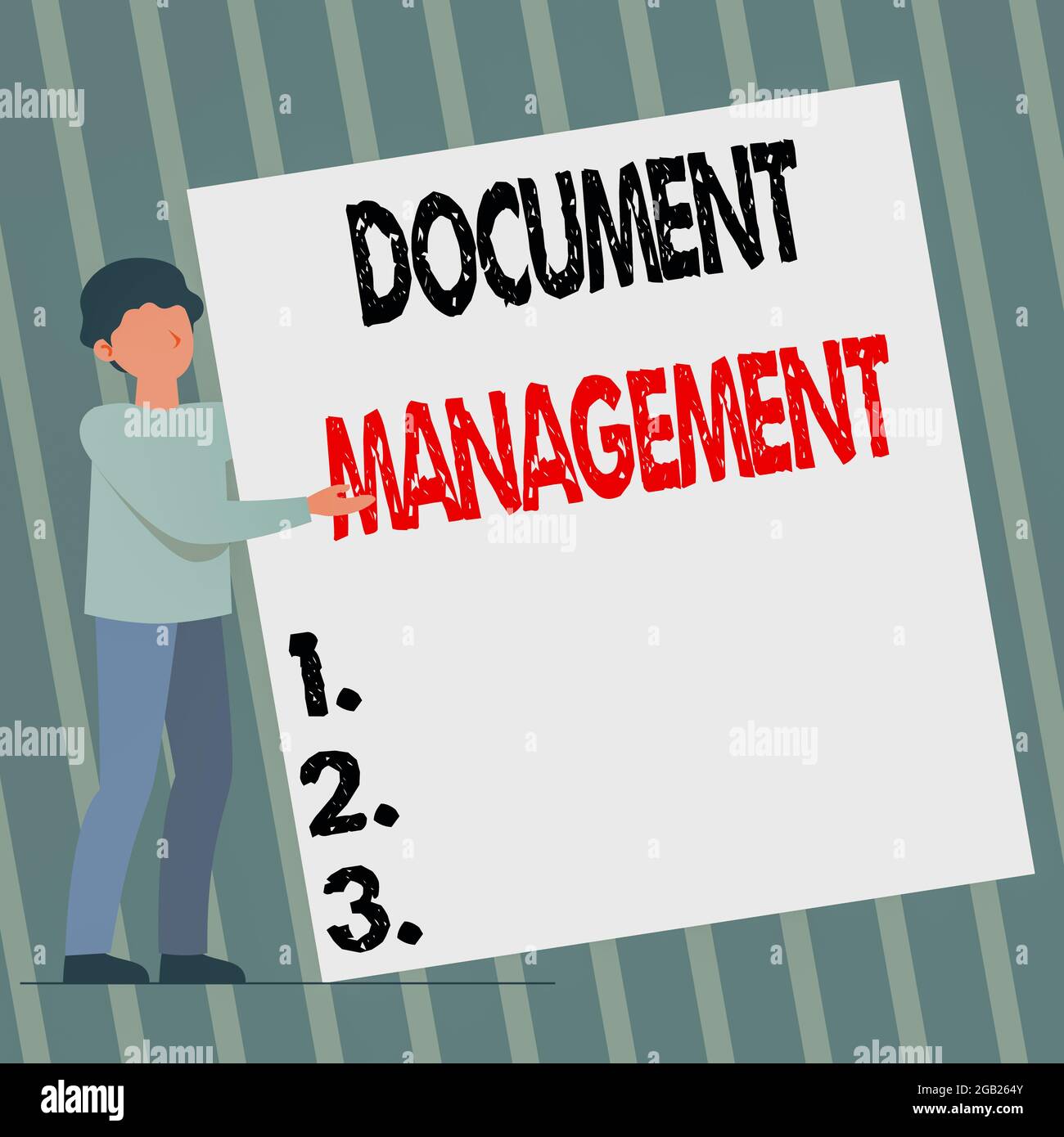 Text sign showing Document Management. Internet Concept Computerized ...