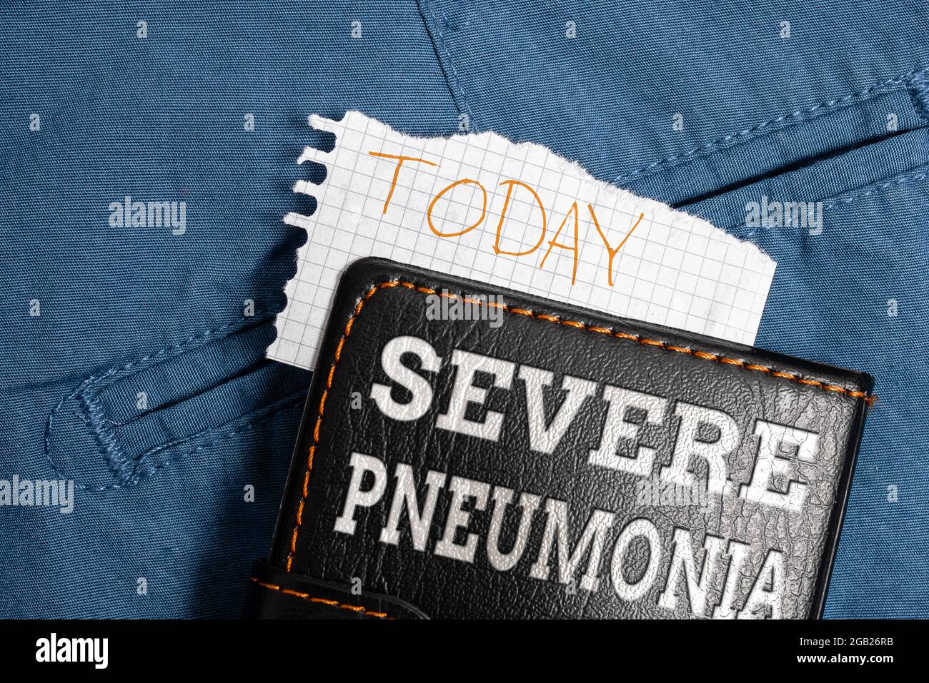 Writing displaying text Severe Pneumonia. Concept meaning acute disease ...