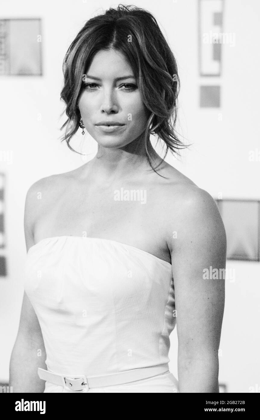Jessica biel Black and White Stock Photos & Images - Alamy