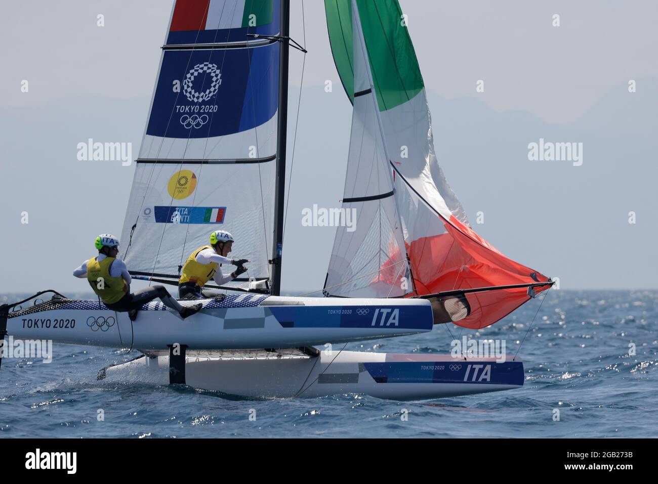 Kanagawa, Japan. 1st Aug, 2021. TITA Ruggero & BANTI Caterina (ITA ...