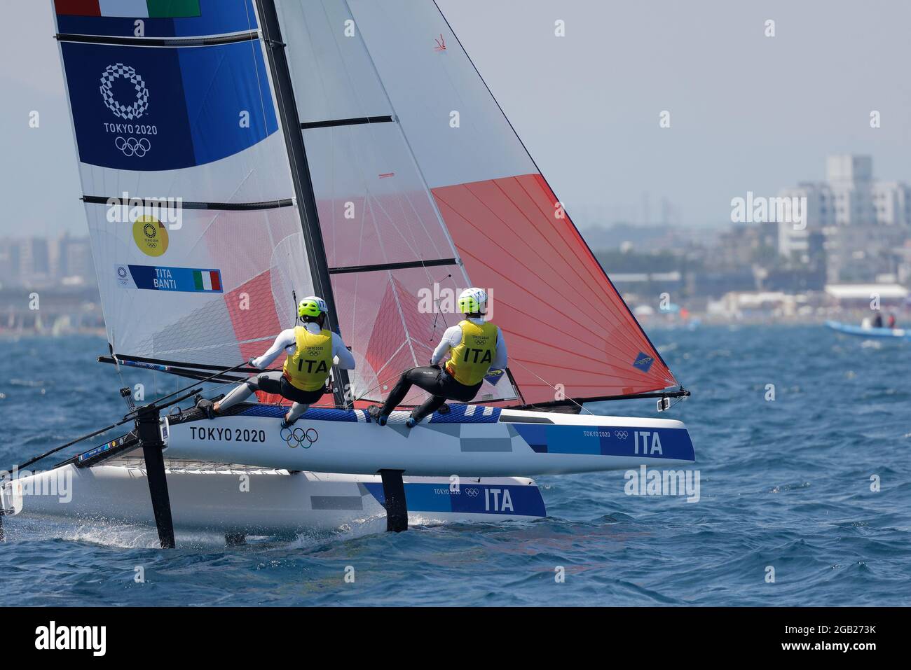 Kanagawa, Japan. 1st Aug, 2021. TITA Ruggero & BANTI Caterina (ITA ...