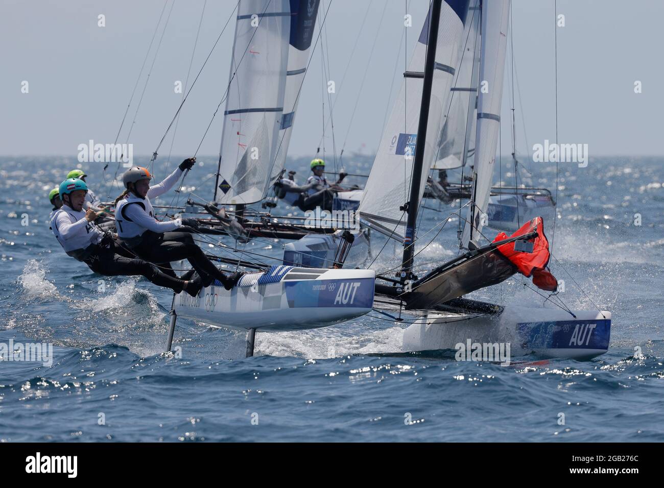 Kanagawa, Japan. 1st Aug, 2021. ZAJAC Thomas & MATZ Barbara (AUT ...