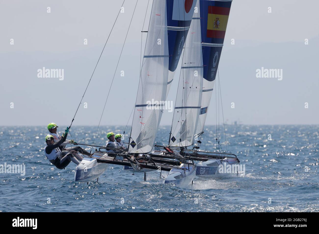 Kanagawa, Japan. 1st Aug, 2021. IITSUKA Shibuki & HATAYAMA Eri (JPN ...