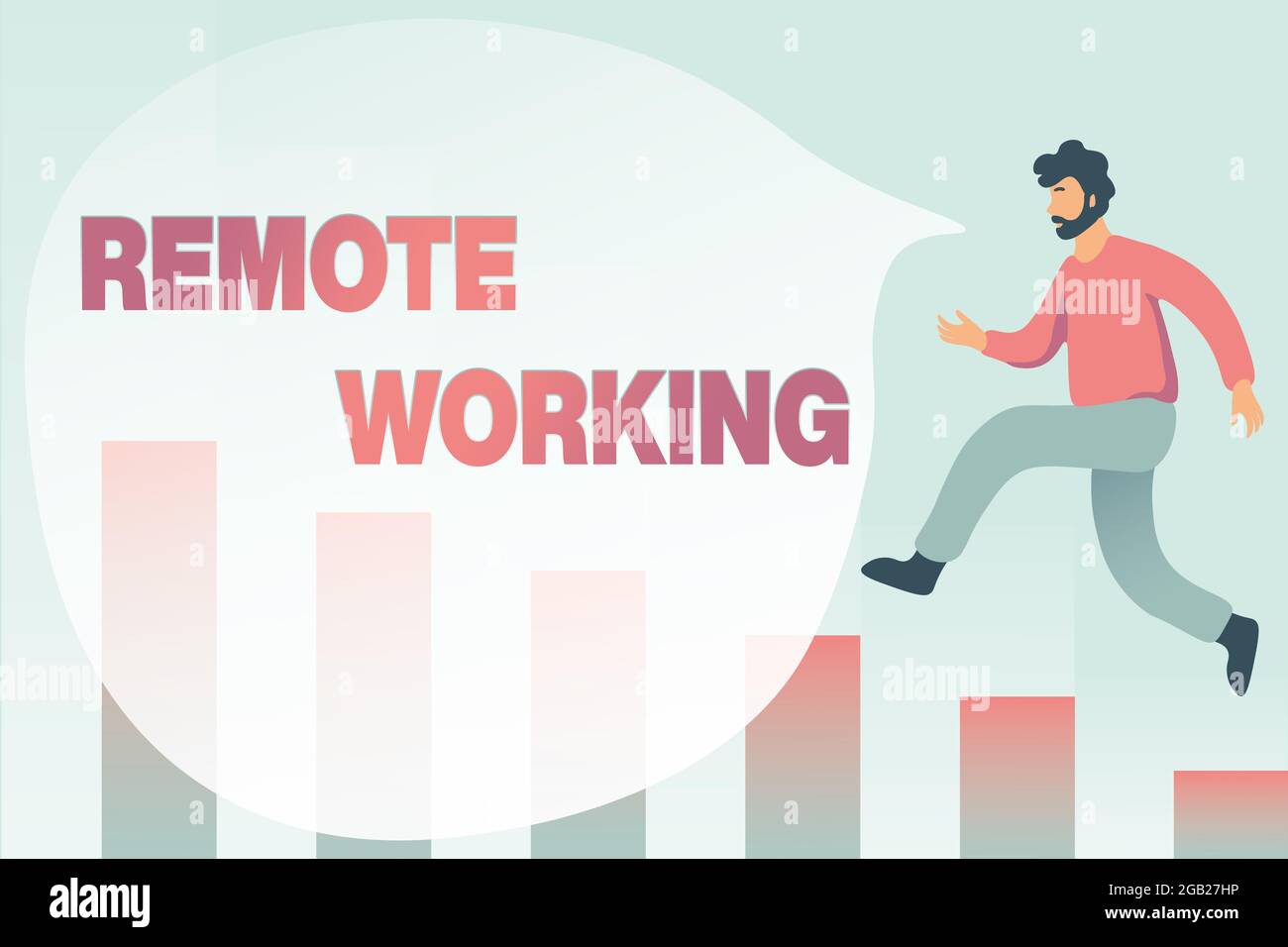 Sign displaying Remote Working. Concept meaning style that allows ...