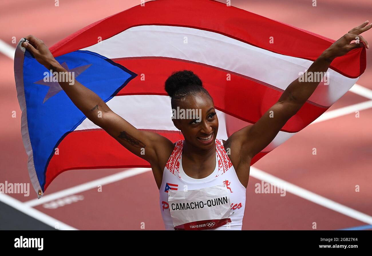 Tokyo, Japan. 2nd Aug, 2021. Jasmine Camacho-Quinn of Puerto Rico ...