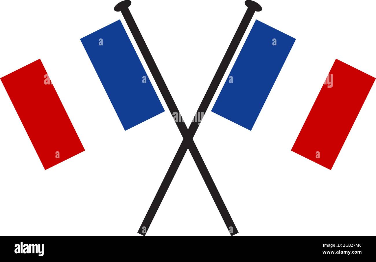 Flag france in paris Cut Out Stock Images & Pictures - Alamy