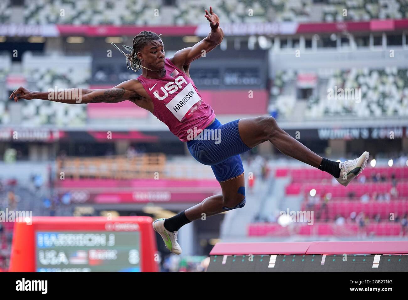 Tokyo, Japan. 02nd Aug, 2021. Athletics: Olympics, long jump, men ...