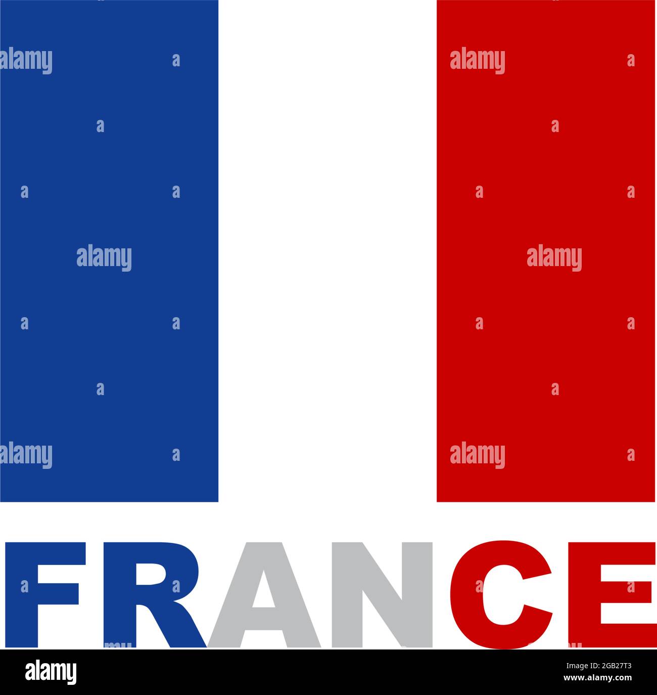France flag logo design vector template Stock Vector Image & Art - Alamy