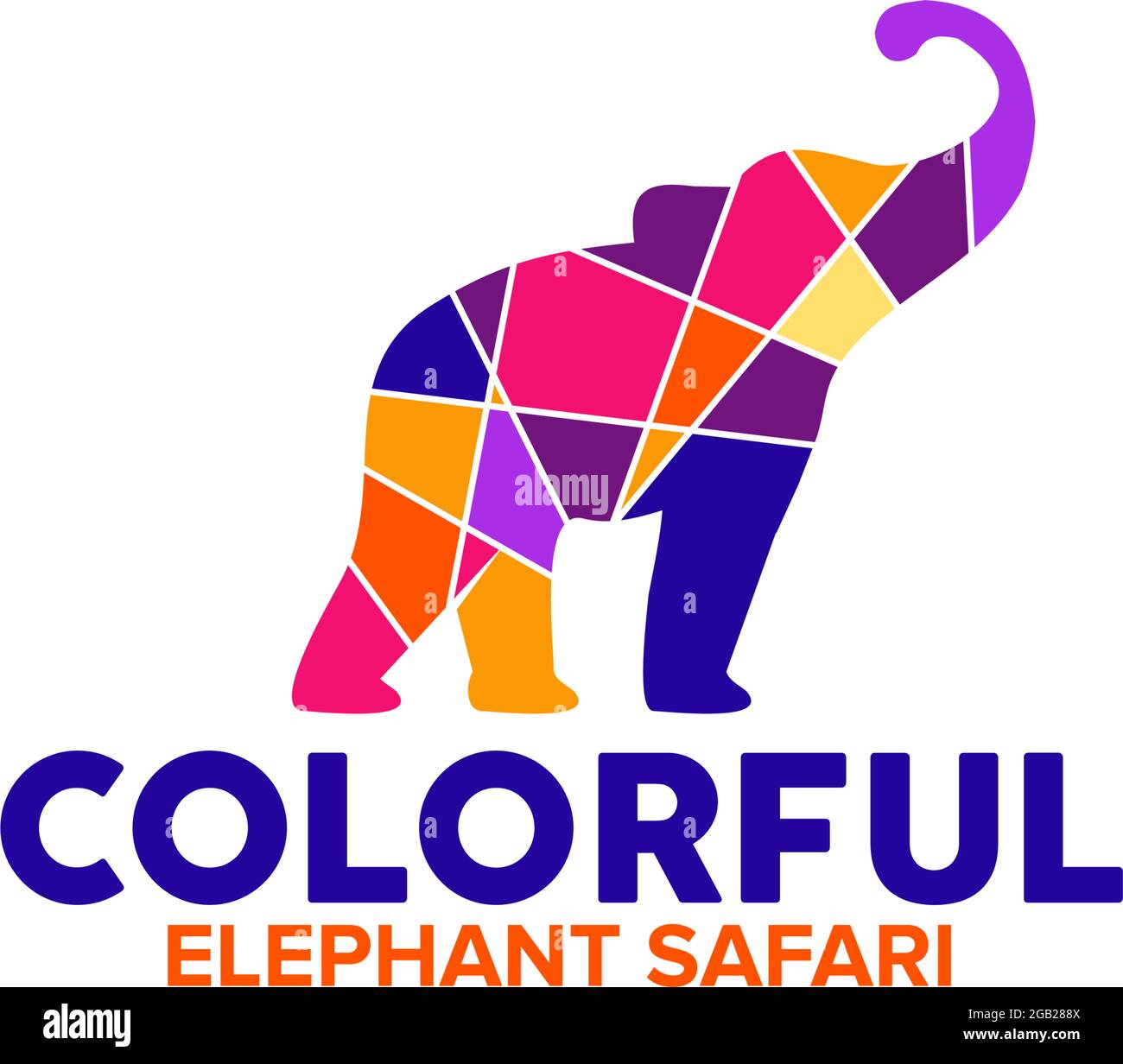 Elephant safari logo design vector template Stock Vector Image & Art ...