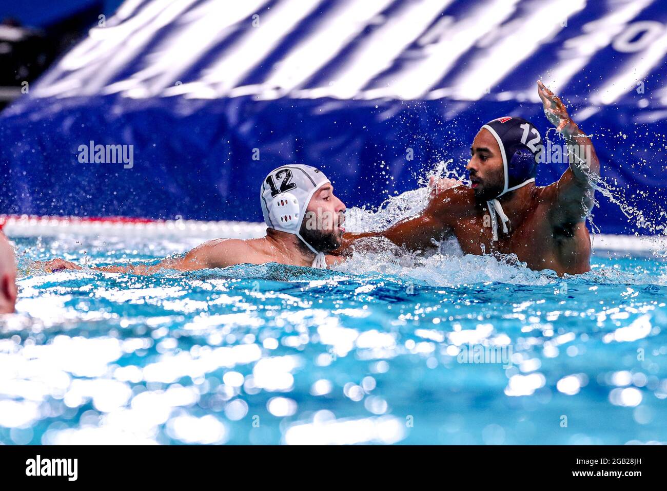 TOKYO, JAPAN - AUGUST 2: Angelos Vlachopoulos of Greece, Max Irving of ...