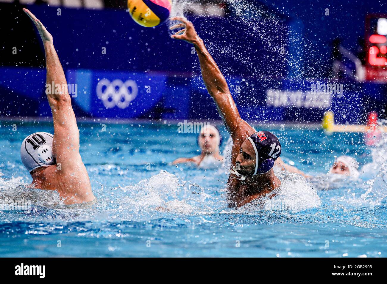TOKYO, JAPAN - AUGUST 2: Christodoulos Kolomvos of Greece, Max Irving ...